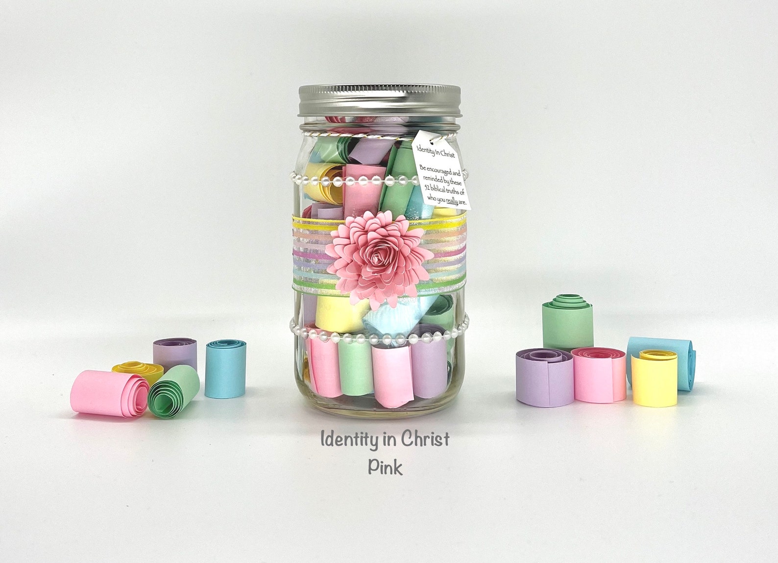Identity in Christ Jar/52 Bible - Etsy