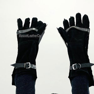 Medieval Nazgul Gloves Set | Black Nazgul Gauntlets Steel | Costume ...