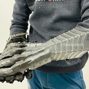 Medieval Nazgul Gloves Set | Black Nazgul Gauntlets Steel | Costume ...