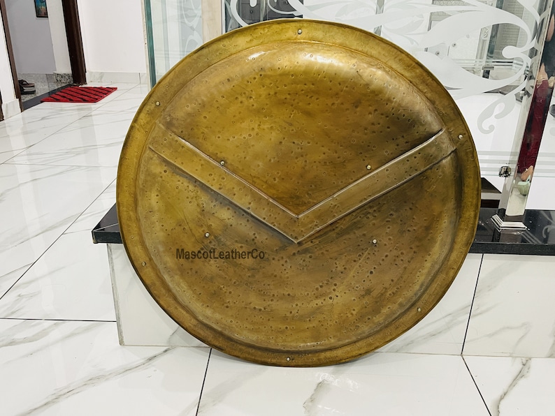 Spartan Shield King Leonidas Shield Cosplay Battle Ready Shield 300 Movie Crusader Larp SCA ...