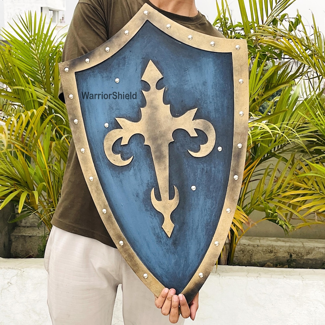 Medieval Templar Knight Shield - Handcrafted Wooden Templar Shield Best ...