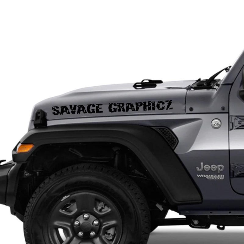 Jeep Hood Decal - Etsy