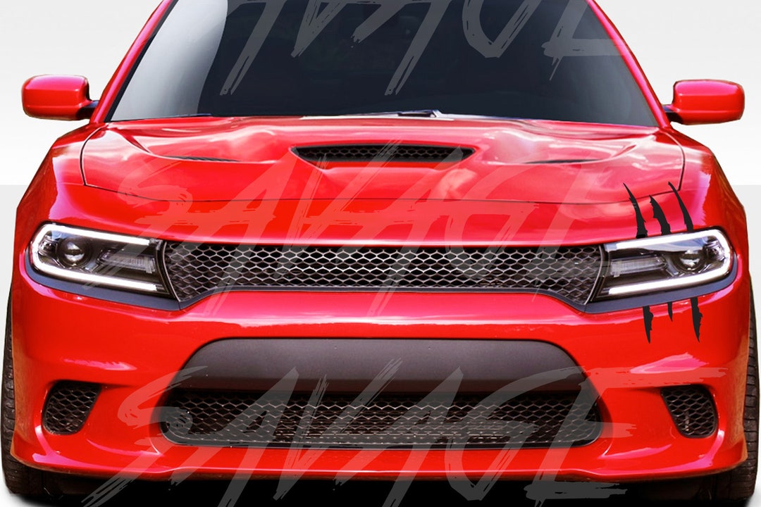 Headlight Claw Scratch Vinyl Decal Fits Dodge Charger Sxt Rt - Etsy