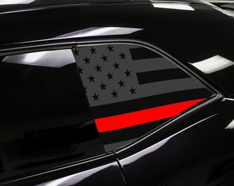 Third Window USA American Flags Decals Fits Dodge Challenger - Etsy