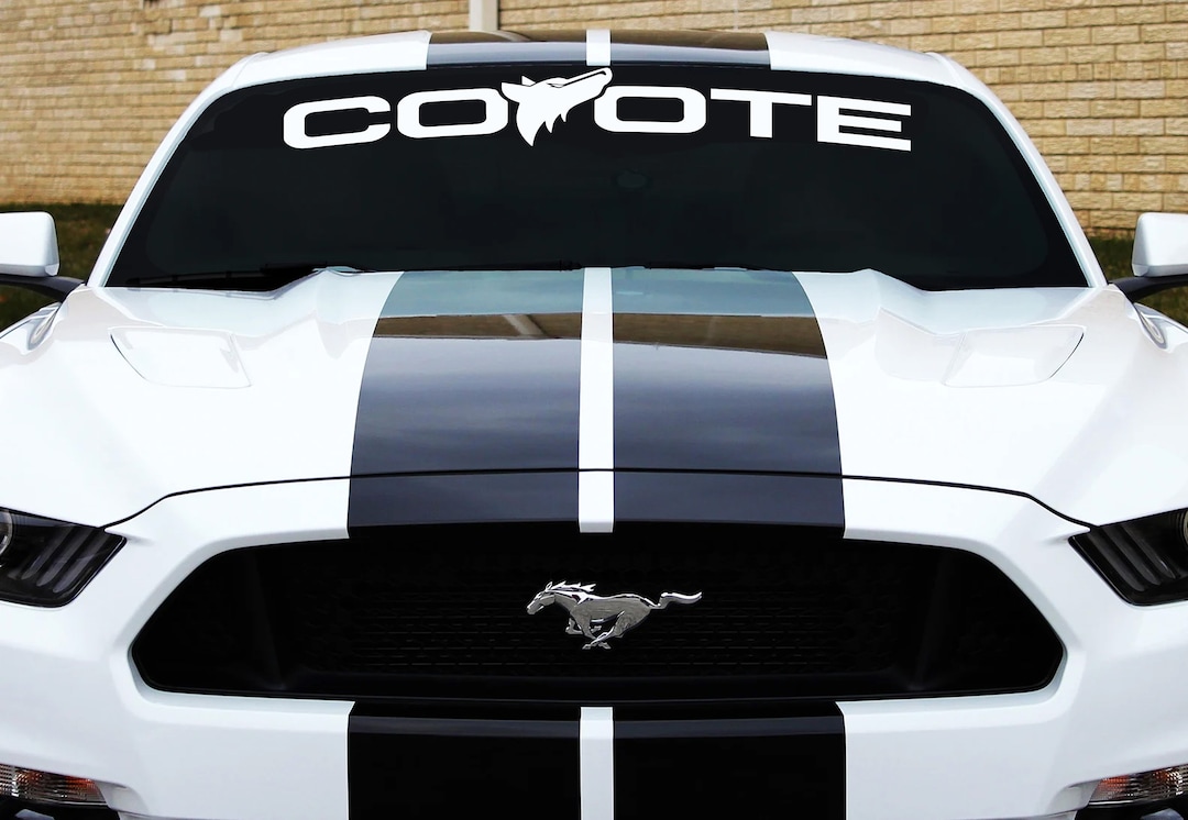 Coyote Windshield Decal Fits Mustang Gt 5.0 - Etsy