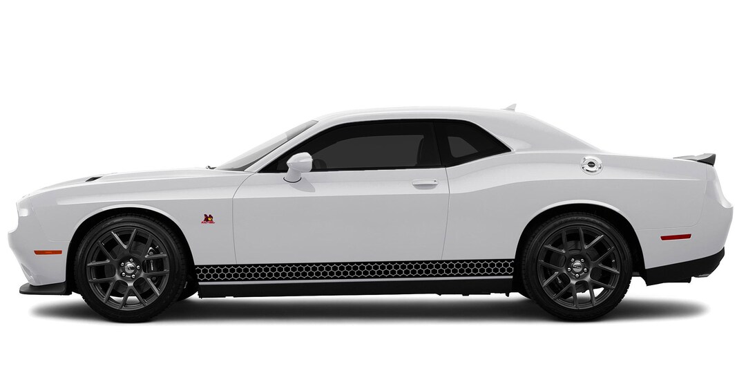 Honeycomb Rocker Panel Stripes Fits Dodge Challenger Sxt Gt Rt Srt ...