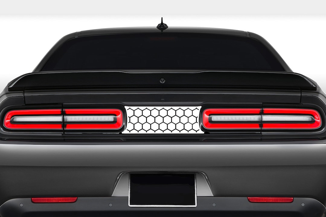 Solid Honeycomb Taillight Divider Decal Fits Dodge Challenger Sxt Gt Rt ...