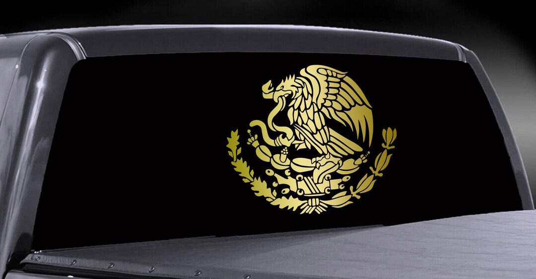 Mexican Eagle Mexico Truck Rear Window Decal Ram Silverado Sierra F150 ...