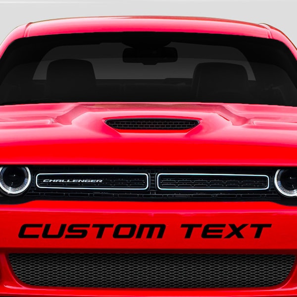 Dodge Challenger Spoiler Decal - Etsy