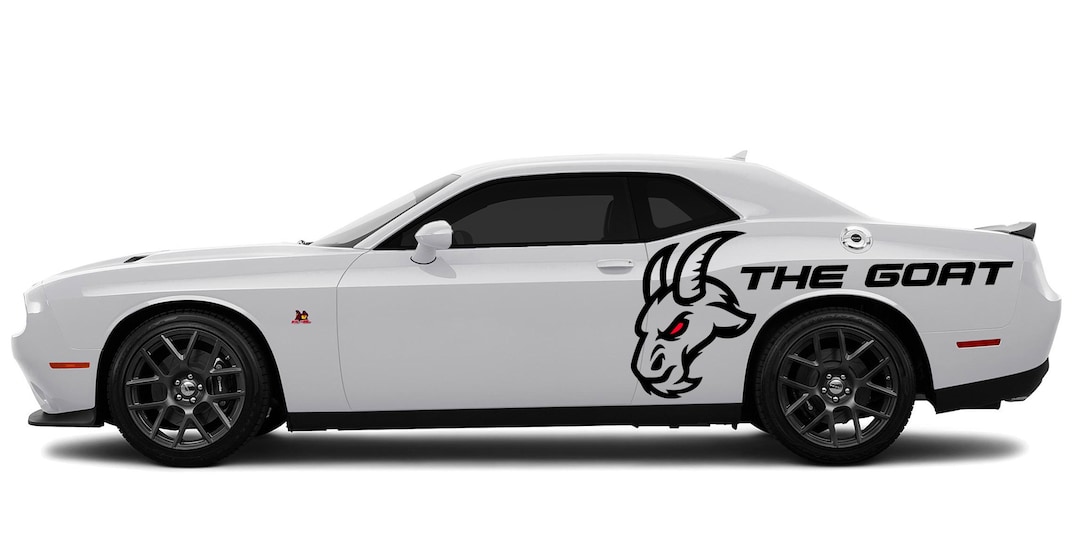 The Goat Large Side Vinyl Decal Graphics Fits Dodge Challenger Sxt Rt ...