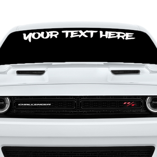 Dodge Challenger Windshield Banners - Etsy