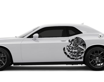 2 Head Reaper Skull Large Claws Side Car Vehicle Vinyl Graphics Decals ...