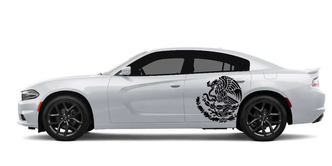 Mexico Eagle Side Vinyl Decals Fits Dodge Charger Sxt Rt Gt Srt ...