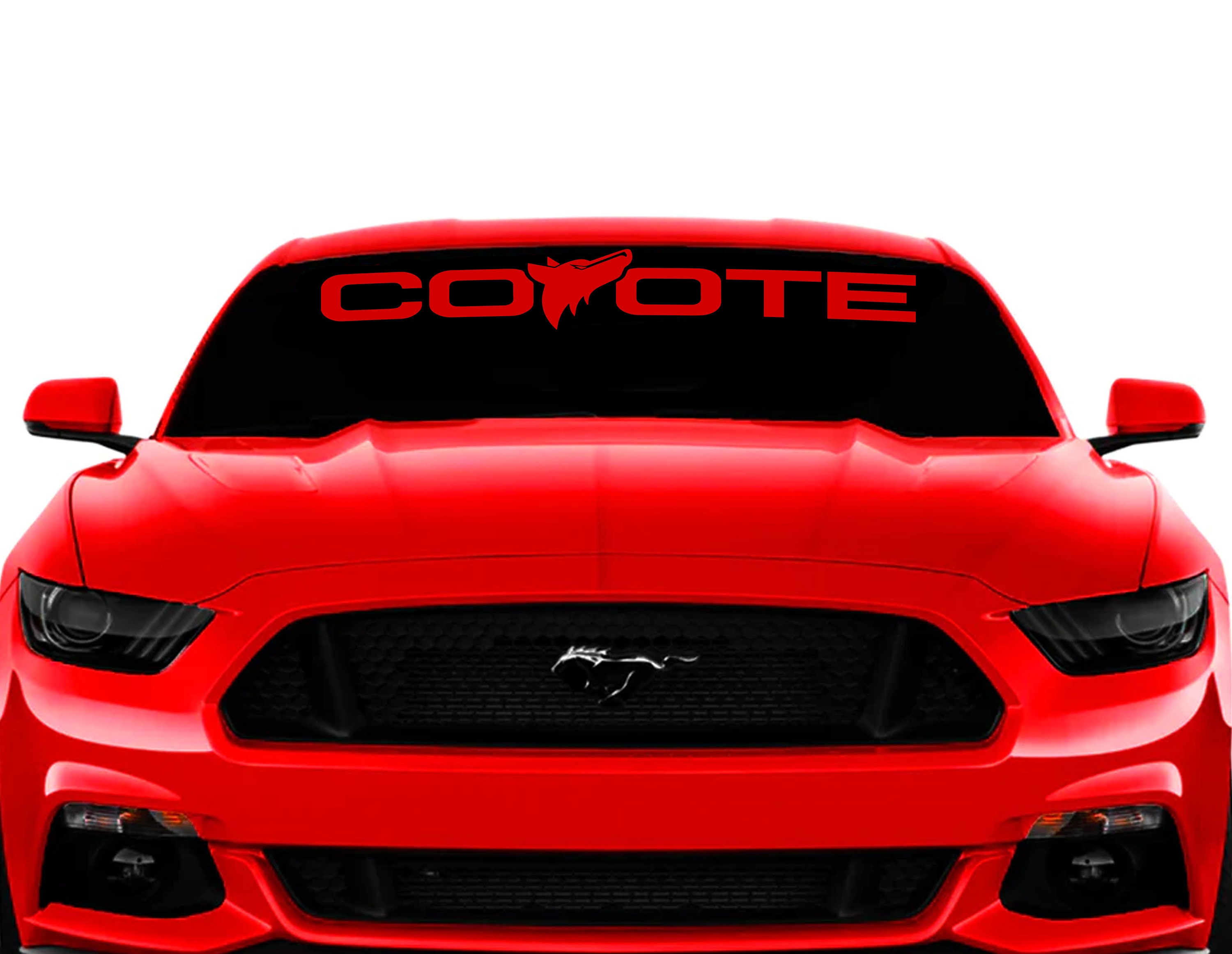 Coyote Windshield Decal Fits Mustang Gt 5.0 - Etsy