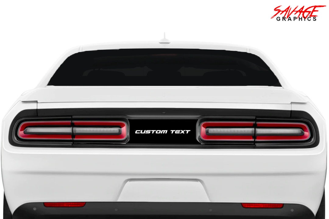 Custom Text Divider Blackout Kit Decal Fits Dodge Challenger Sxt Rt Gt ...