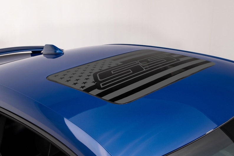 SS USA Solid Sunroof Flag Decal Fits Chevy Camaro SS - Etsy