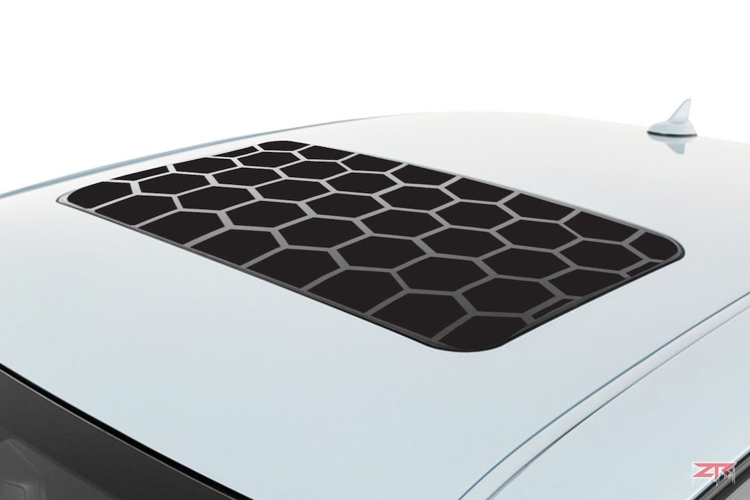 Honeycomb Sunroof Vinyl Decal Fits Dodge Challenger Sxt Rt Gt Srt ...