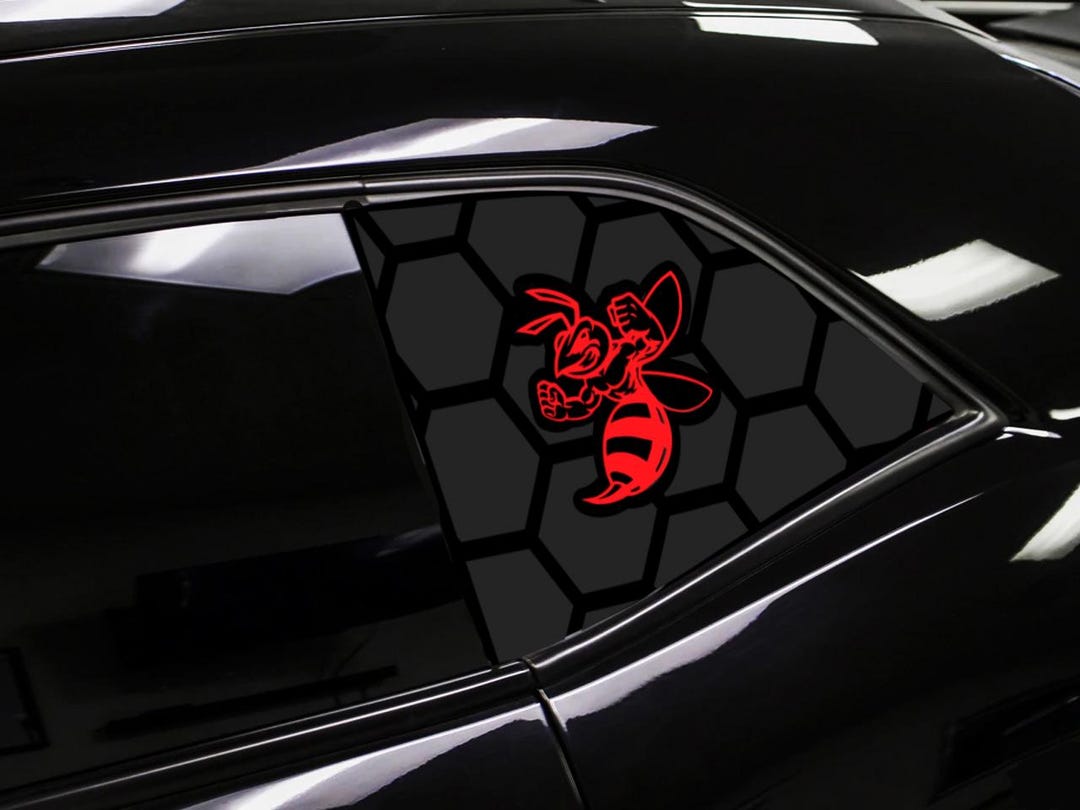 Angry Hornet Third Window Decals Fits Dodge Challenger Sxt Gt Rt Srt ...