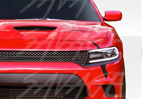 Headlight Single Claw Scratch Vinyl Decal Fits Dodge Charger Sxt Rt Gt Srt Scatpack Etsy