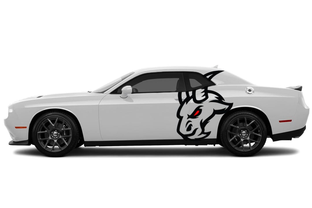 Extra Large Angry Goat Large Side Vinyl Decal Graphics Fits Dodge ...
