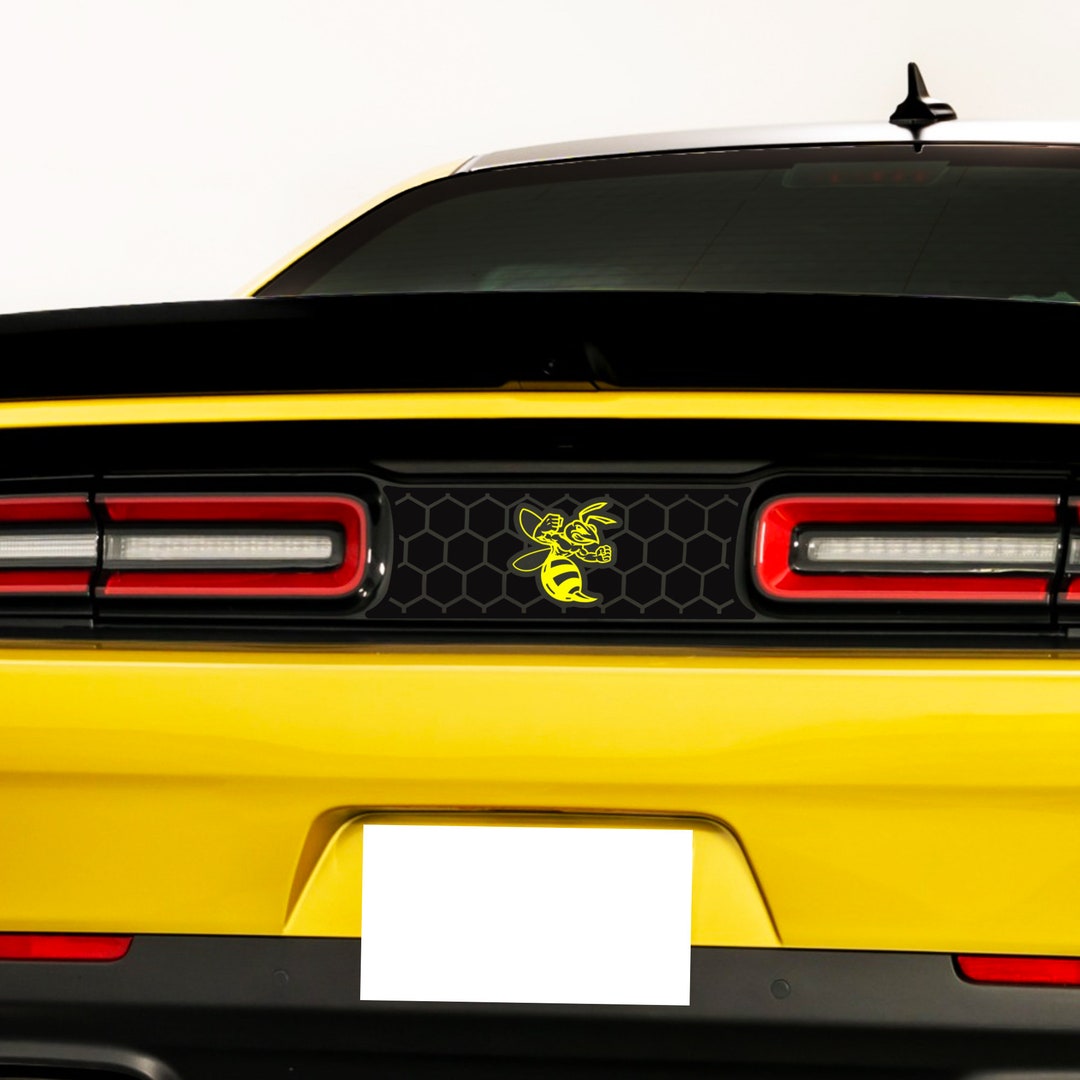 Angry Hornet Taillight Divider Blackout Decal Kit Fits Dodge Challenger ...
