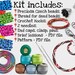 KIT to Make Bead Crochet Rope Necklace Crochet Seed Beaded - Etsy