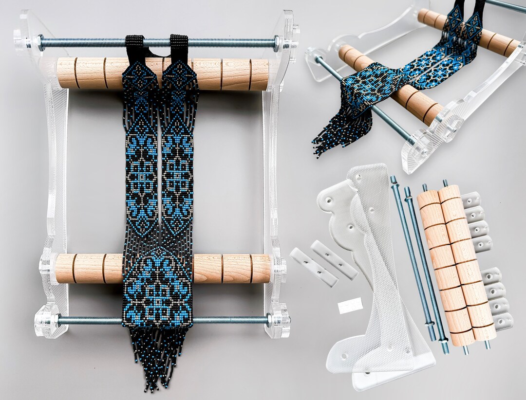 Beading Loom for Jewelry DIY Loom Upright Plastic Loom Weaving Machine ...