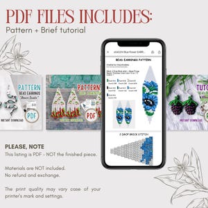 PDF DIY Snake Bead Earrings Tutorial, Blue Silver Reptile Skin Earrings ...