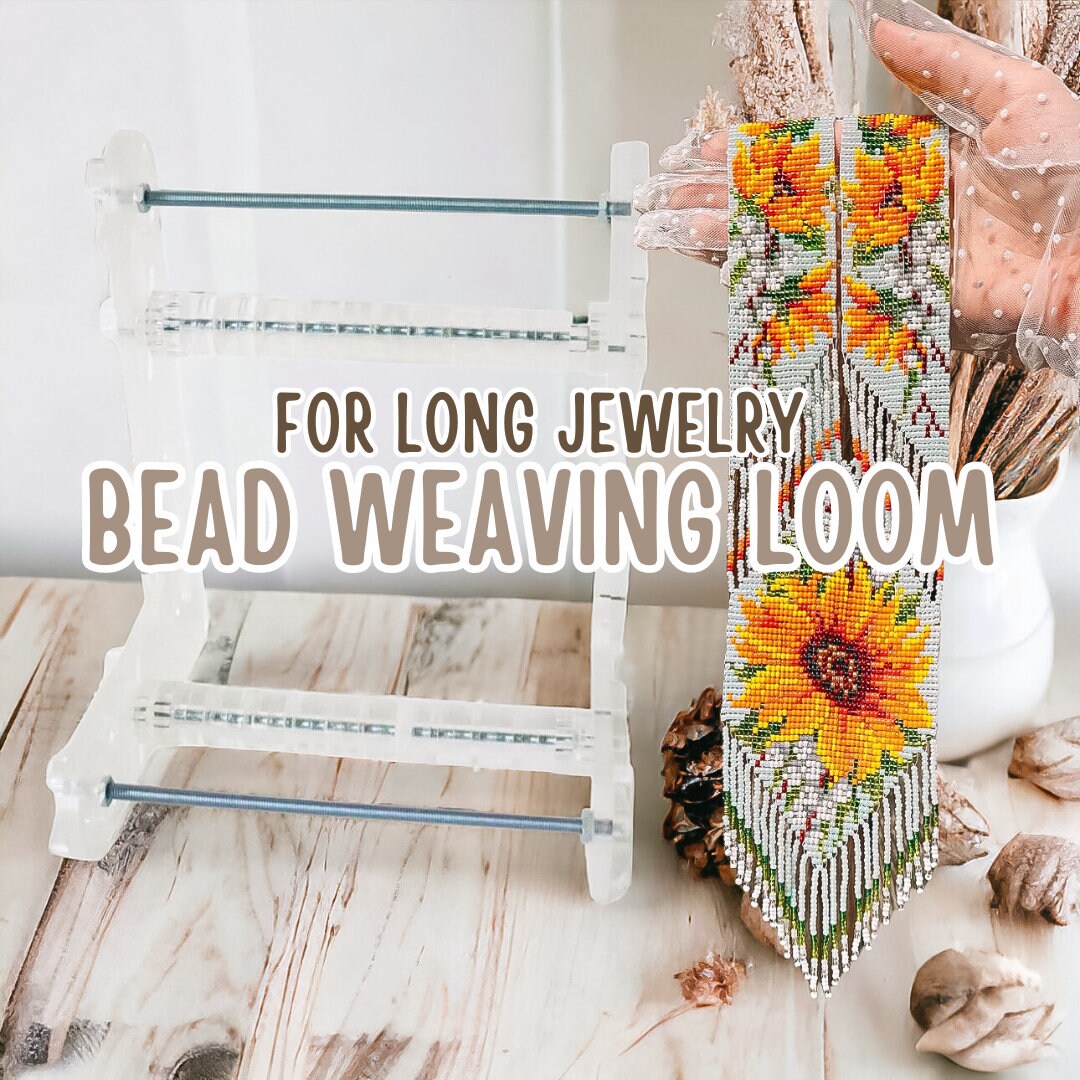 Upright Beading Loom, Supplies for Bead Weaving Bracelet Necklace ...