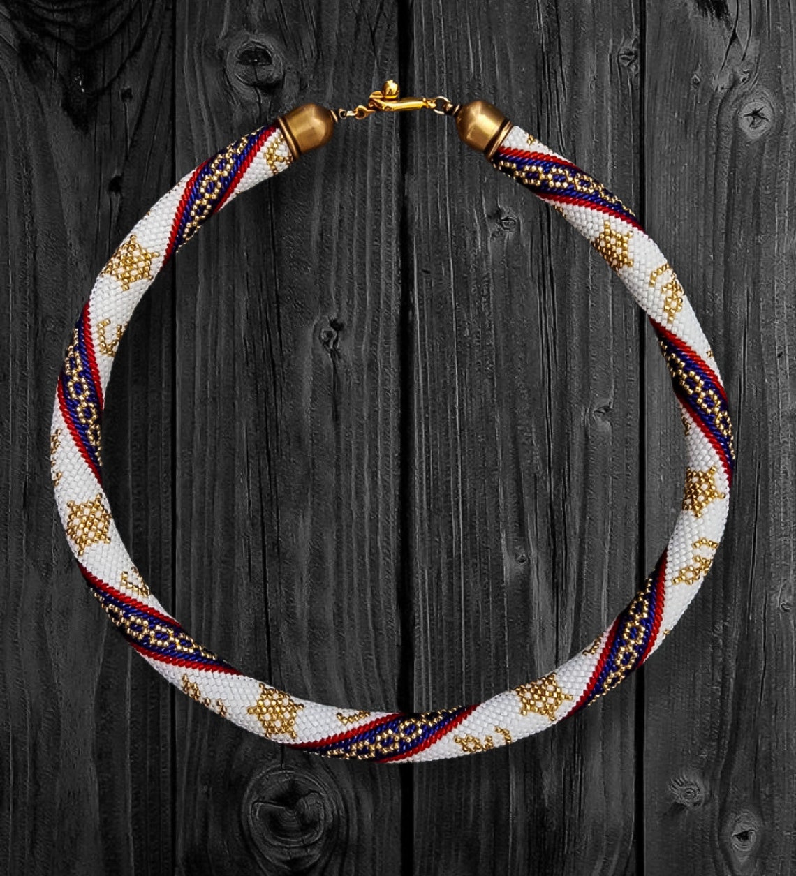 DIY KIT Marine Necklace Pattern Sea Anchor Pattern Bead | Etsy