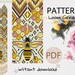 PDF Honey Bee Beaded Loom Necklace, Bead Weaving Pattern, Loomwork ...