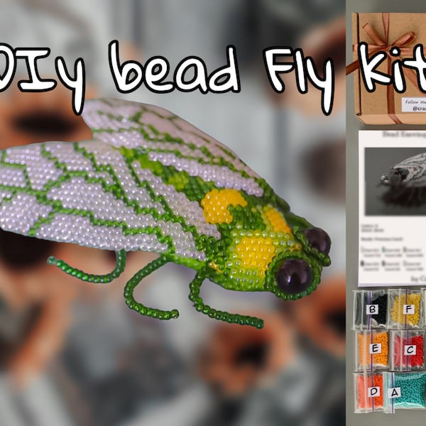 Beaded Bug Brooch - Etsy