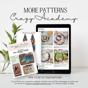 PDF DIY Snake Bead Earrings Tutorial, Blue Silver Reptile Skin Earrings ...