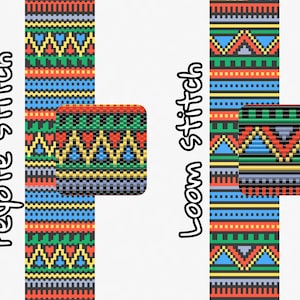KIT to Make Africa Loom Beading Bracelet - DIY Colorful Loom Pattern ...