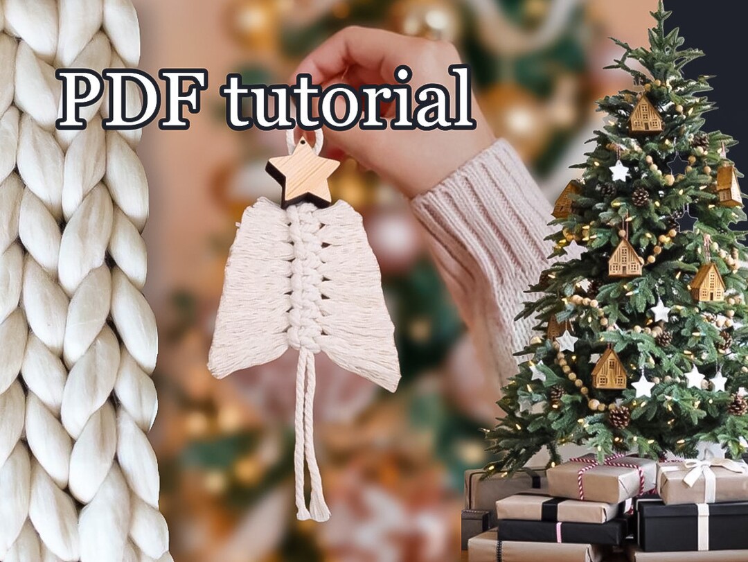 PDF Easy Christmas Macrame Tutorial, Macrame Xmas Tree, Holiday ...