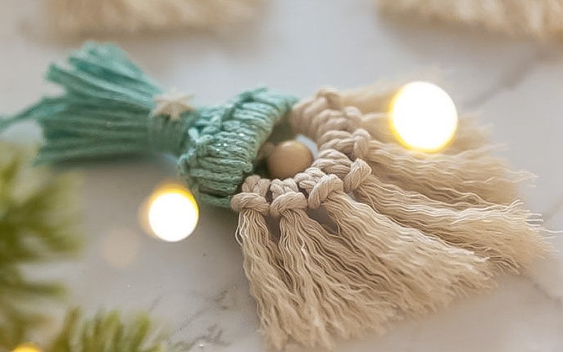 PDF Tutorial of Macrame Santa Claus, DIY Santa Claus Craft, Christmas ...