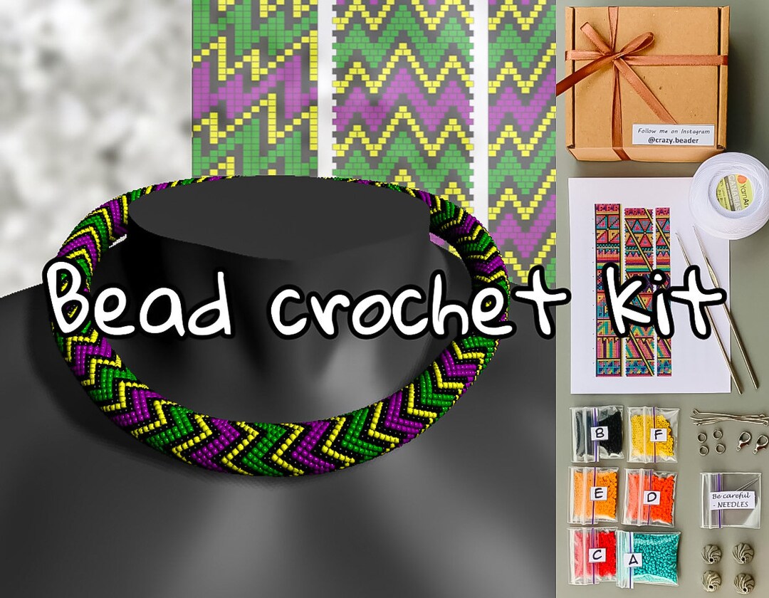 DIY Bead Kit for Beginners, Bead Kit With Necklace, Beadworking for ...