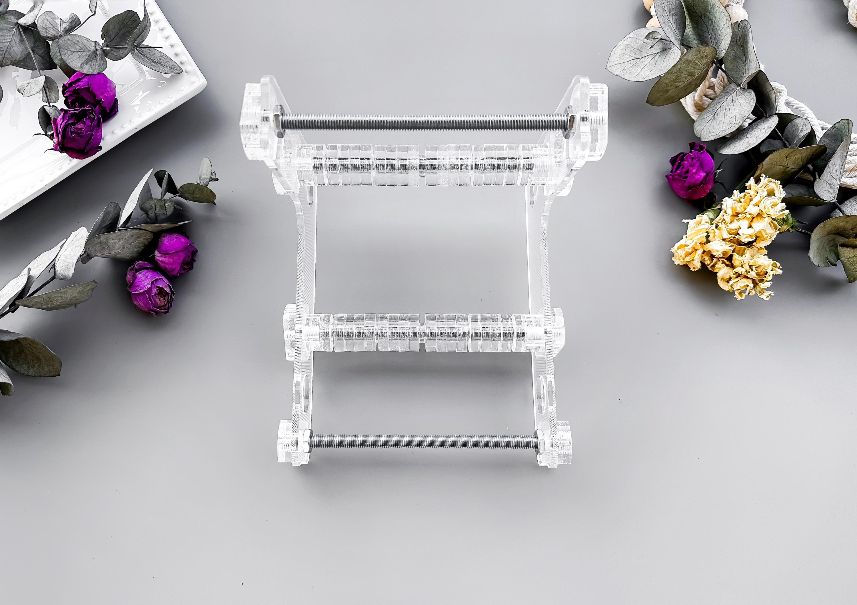 Jewelry Making Transparent Bead Loom, Upright Bead Weaving Frame, Clear ...
