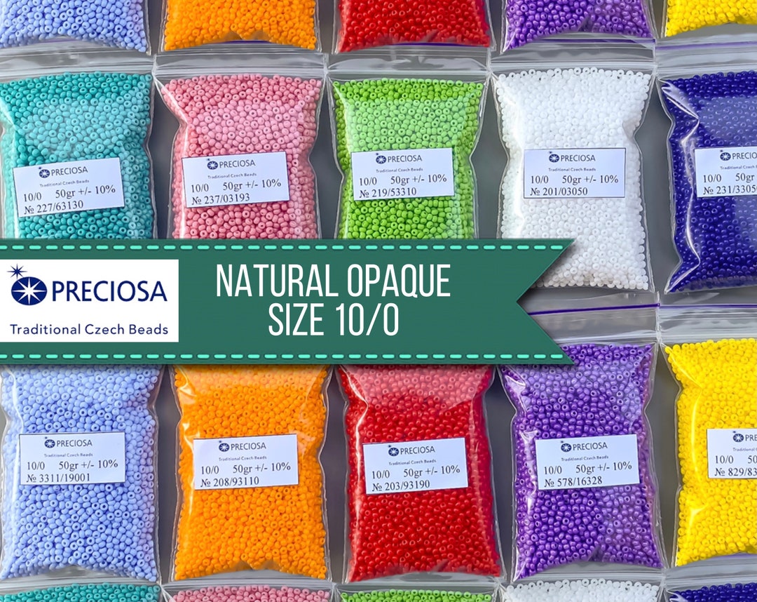 10g 25g 50g Preciosa Seed Beads Size 10/0 Czech Rocailles for Bead ...