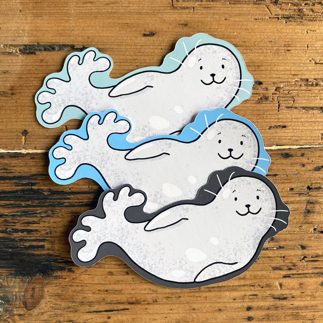 Seal Pup Sticker - Etsy