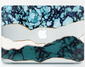 Marble MacBook Pro 16 Inch Turquoise Case MacBook 13 Air Case MacBook ...