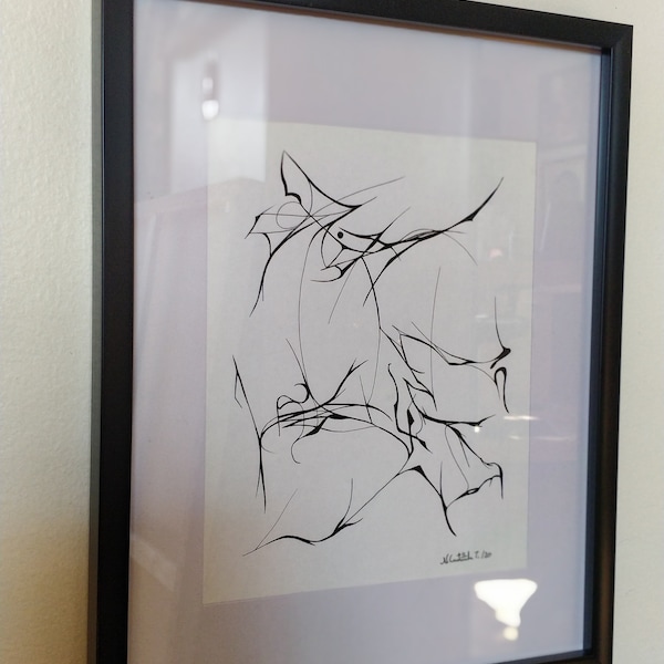 Pen and Ink Abstract - Etsy