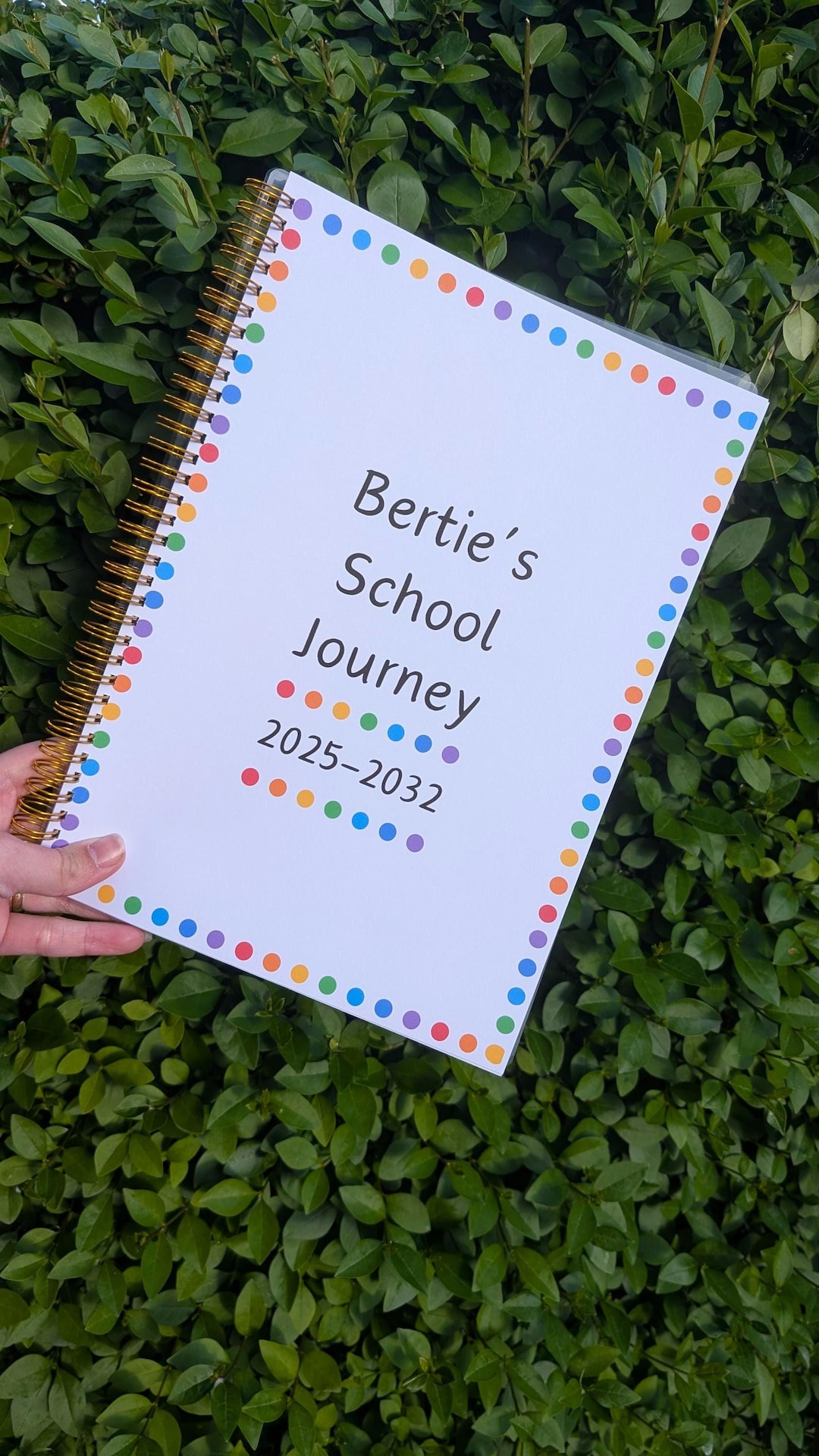 School Journey Memory Book - Wire Bound, A4 or A5 - Etsy UK