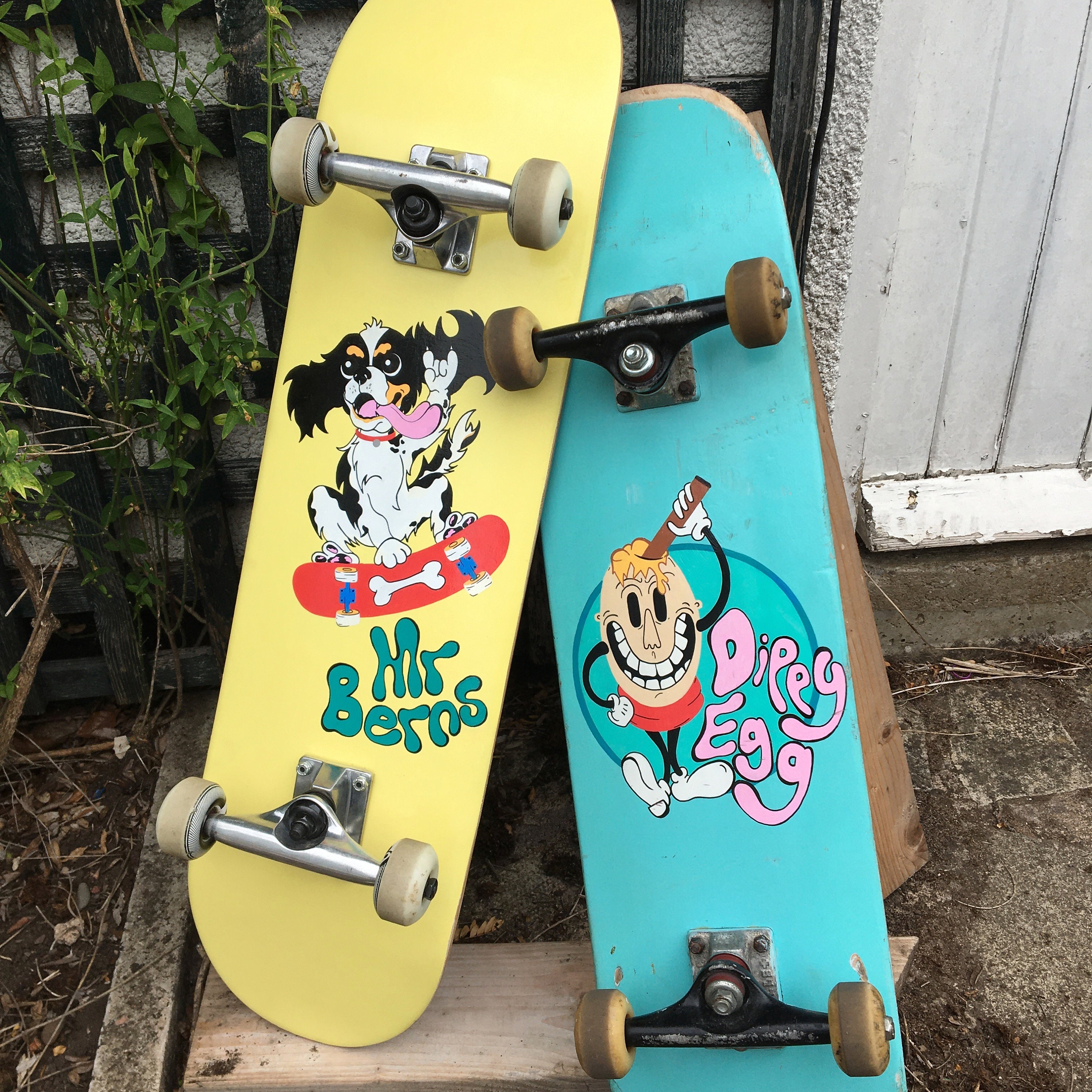 Custom Hand-painted Skateboards - Etsy UK