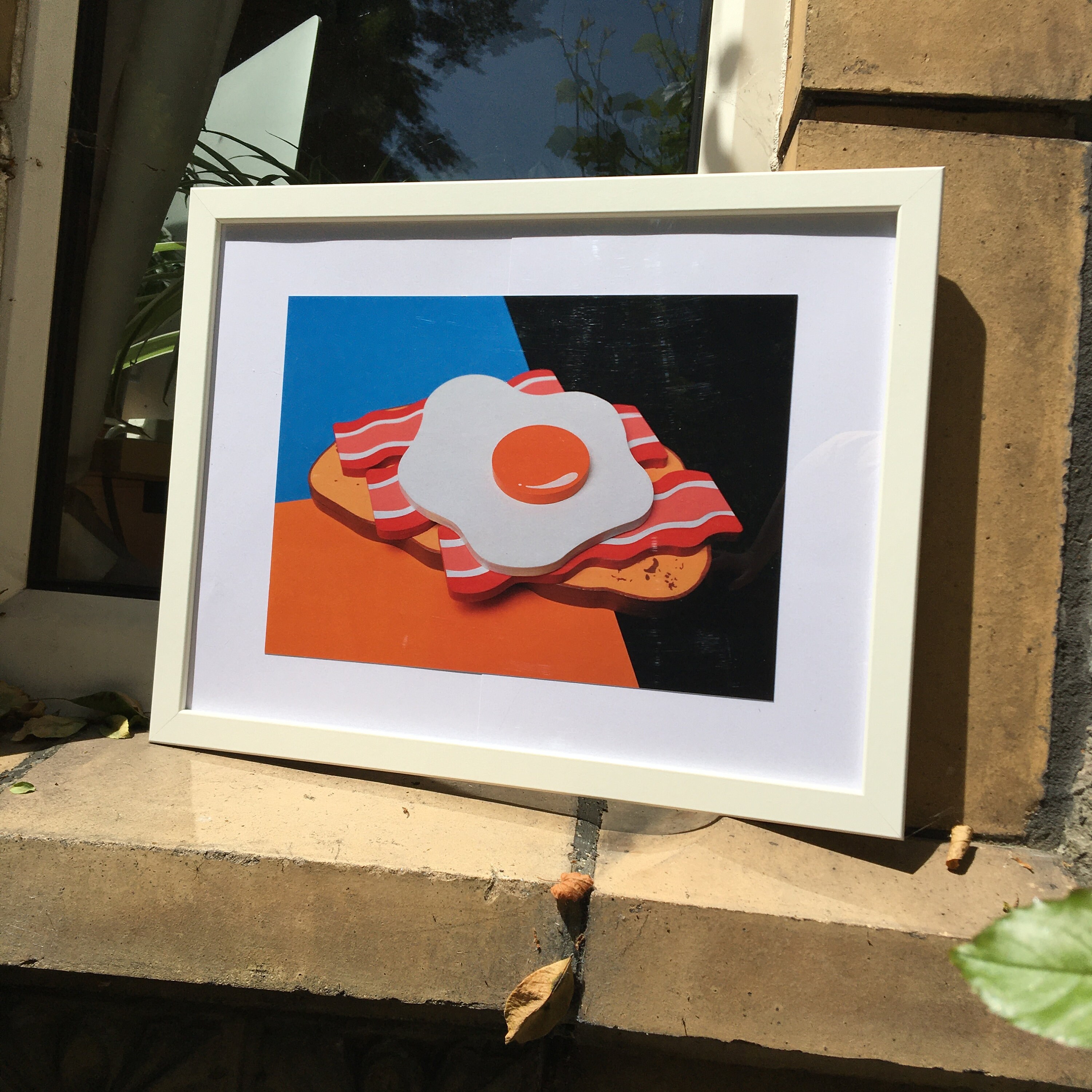 Egg on Toast Art Print - Etsy UK