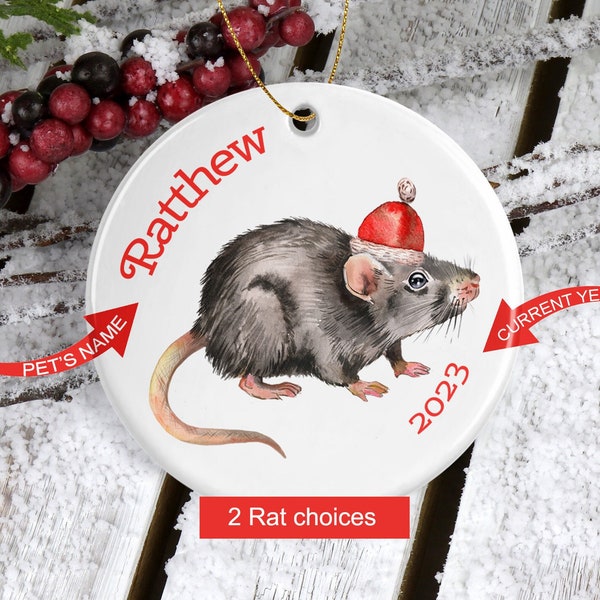 Rat Ornament - Etsy