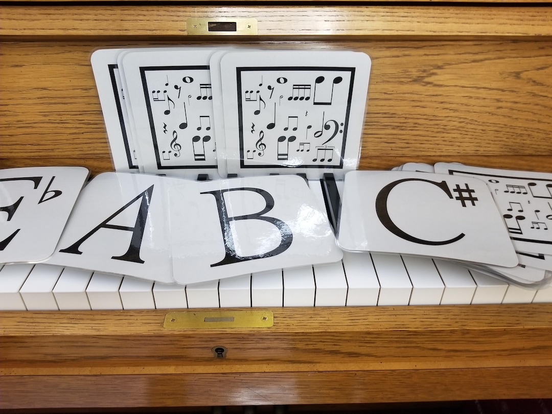 Music Alphabet Cards Music Learning Music Theory - Etsy