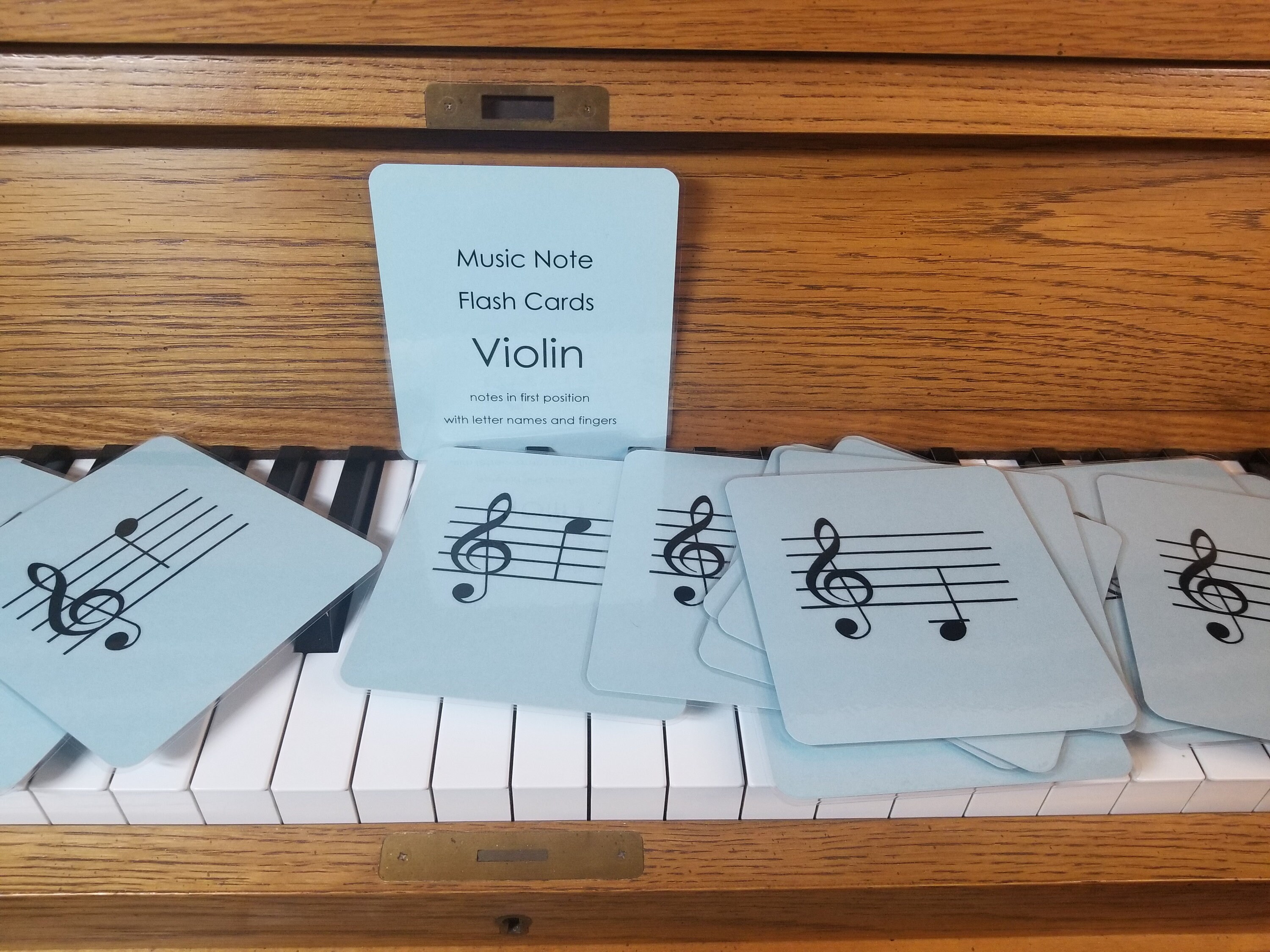 Paper Violin Positions