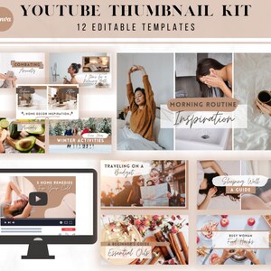 Youtube Thumbnail Youtube Branding Kit Youtube Thumbnail Template ...