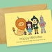 The Wizard of OZ Printable Card Wizard of OZ Birthday Card - Etsy